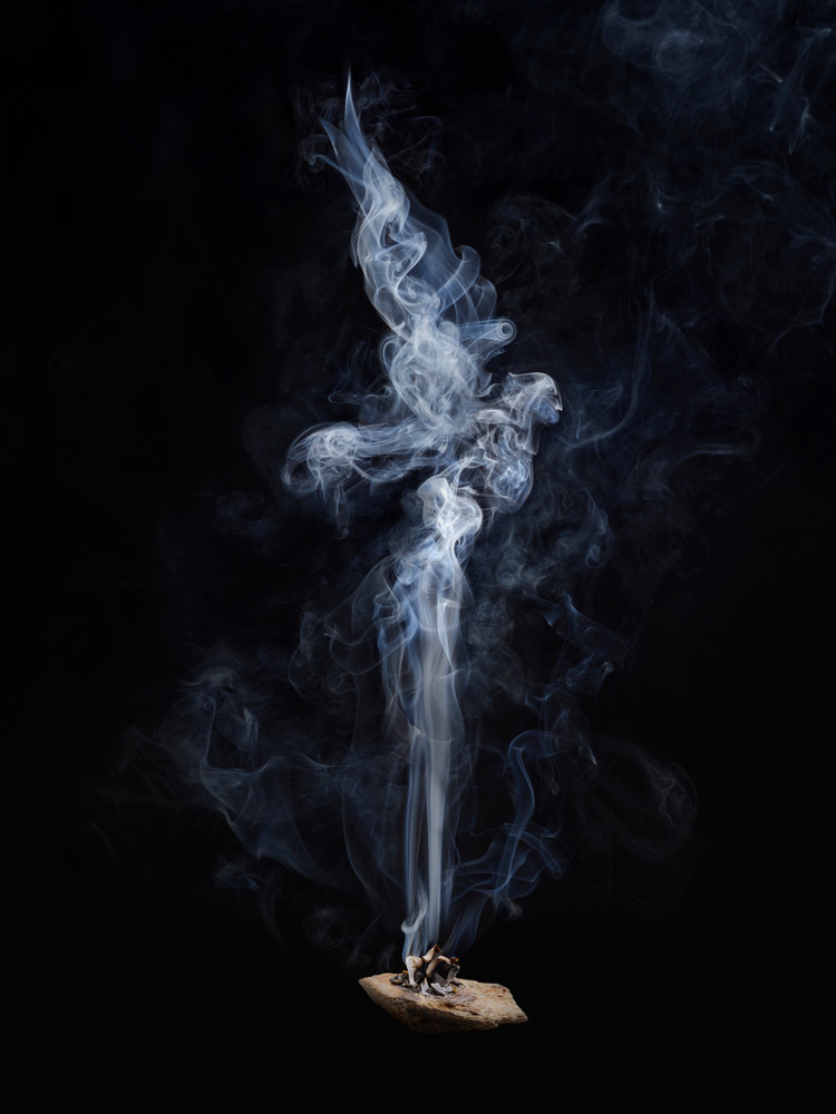 Gildas Paré - BLUE SMOKE ANGEL | LensCulture