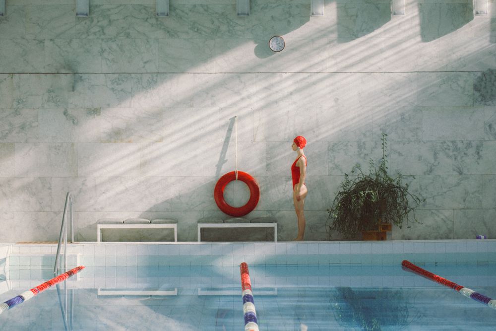 Sanatorium. Swimming pool - LensCulture