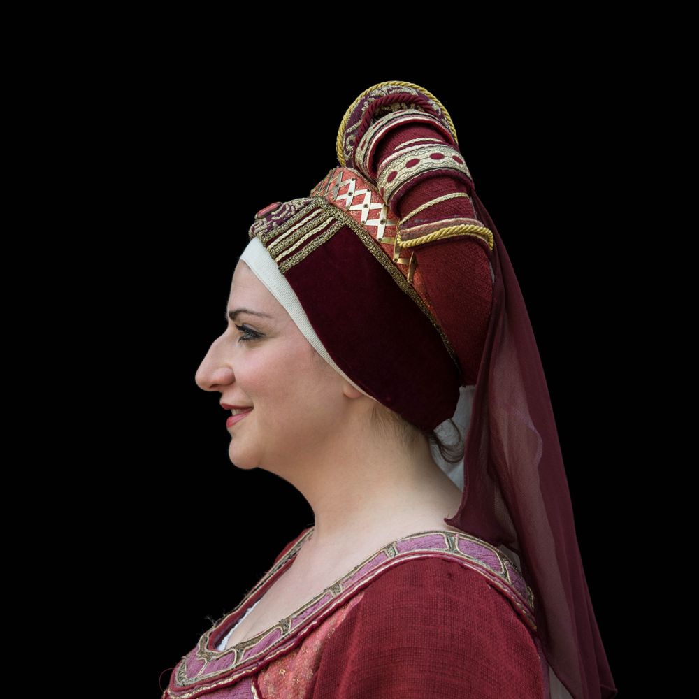 Portrait in medieval clothing - LensCulture