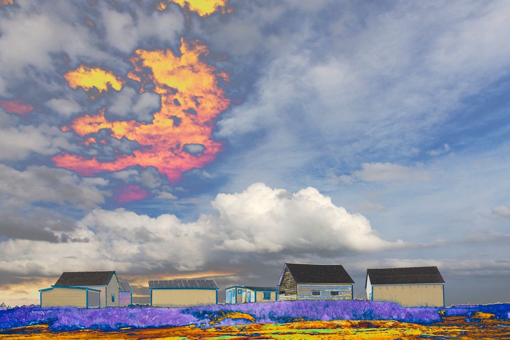 Yvan Bedard - Solarizing Shores Of The St-Lawrence River | LensCulture