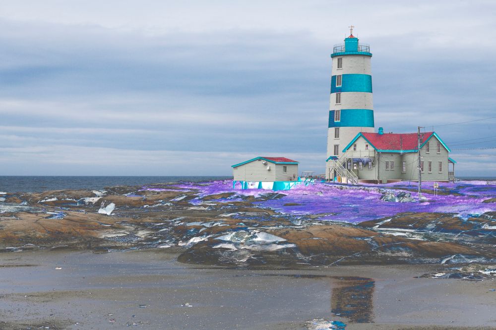 Yvan Bedard - Solarizing Shores Of The St-Lawrence River | LensCulture