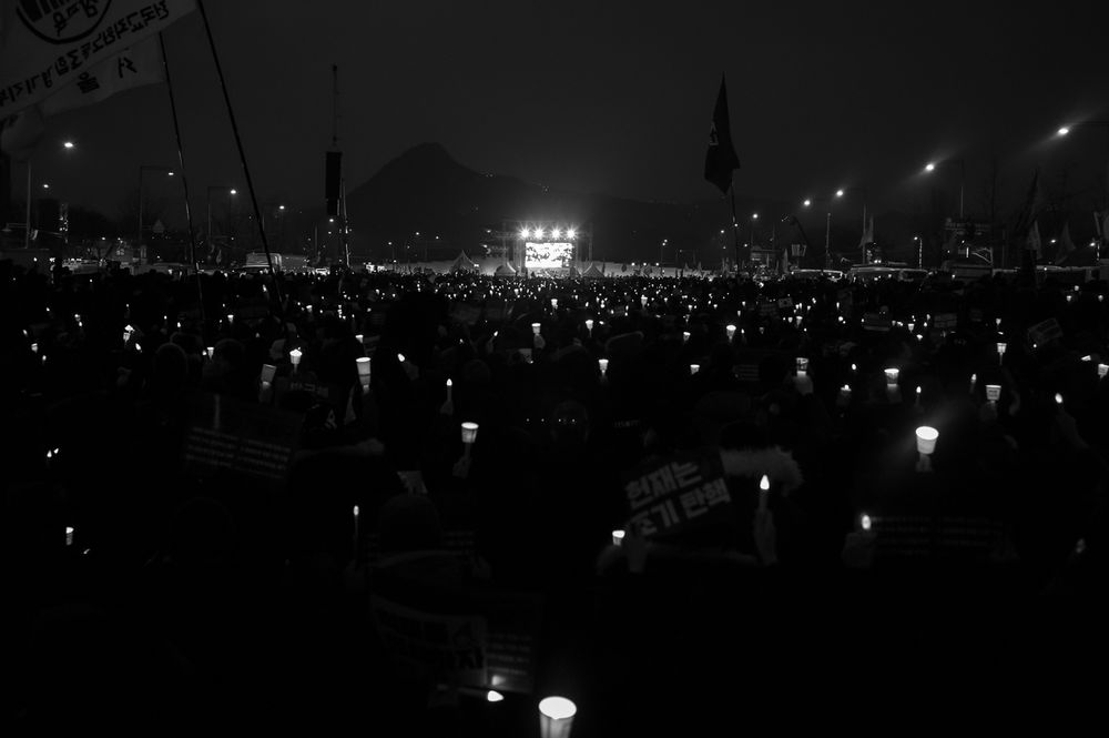 Won Chul Jhee - Candlelight Rally | LensCulture