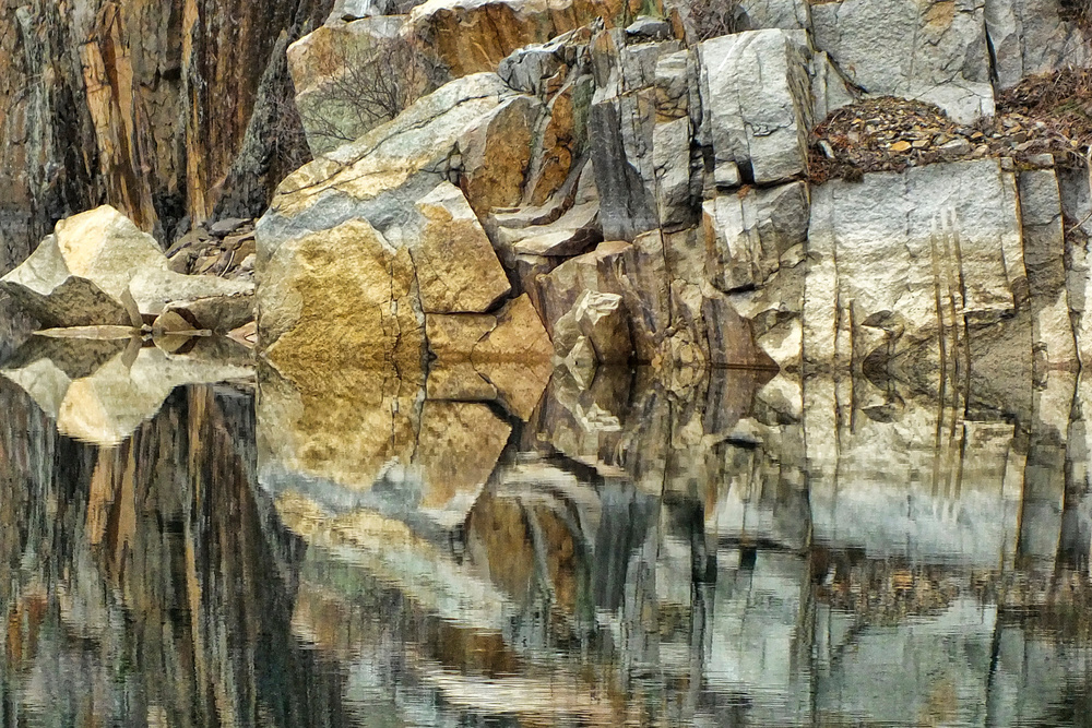 Skip Montello - Reflections of a Quarry Wall | LensCulture