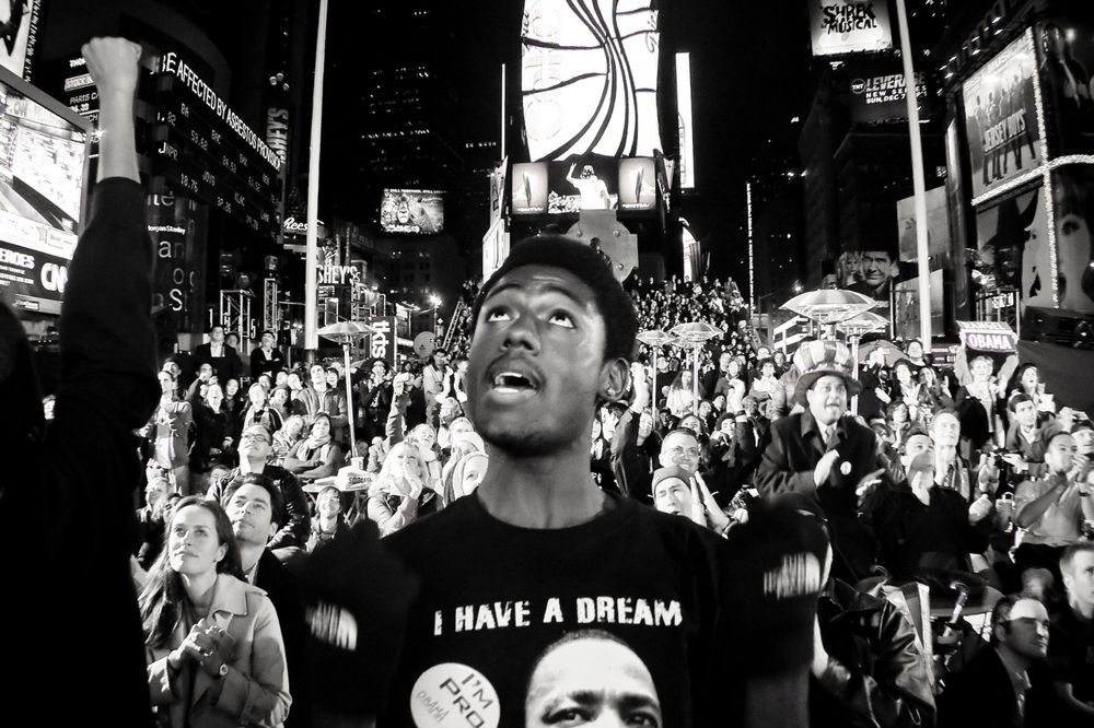 Obama in Times Square - LensCulture