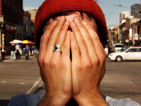 hands face - Photographs by Adam Krawesky | LensCulture