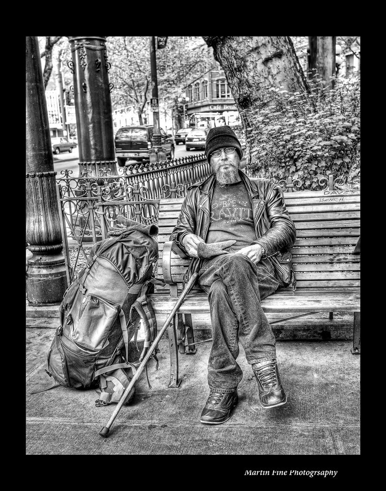 Martin Fine - Street People of Seattle | LensCulture