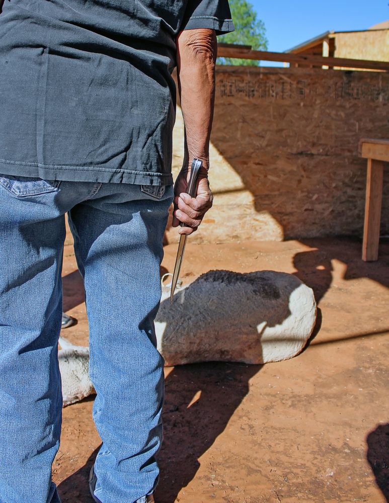 Crystal Ashike - Navajo Women Butchers | LensCulture