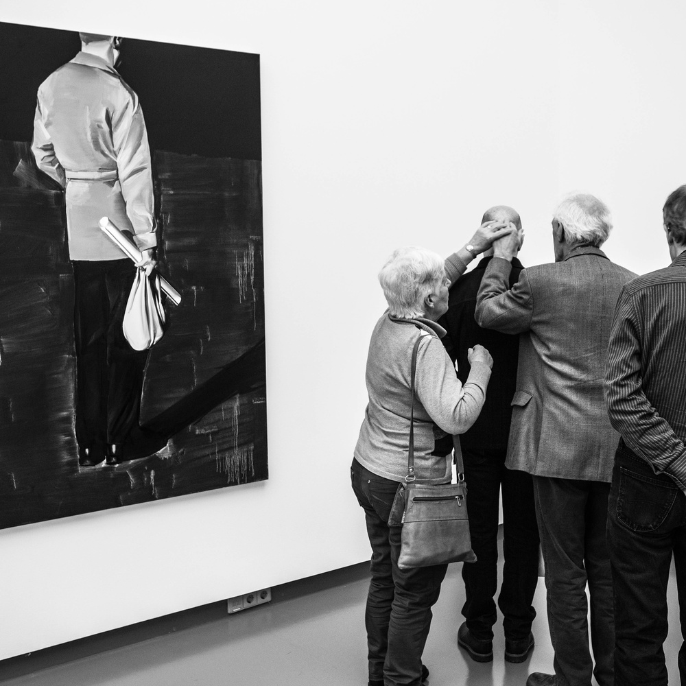 Mischa Rapmund - Blind or partially sighted people visit museum ...