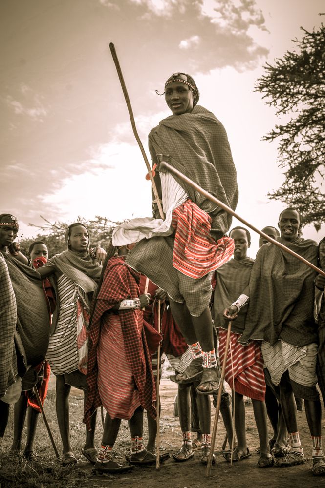 Gianfranco Ferri - Enkai - Maasai colors | LensCulture