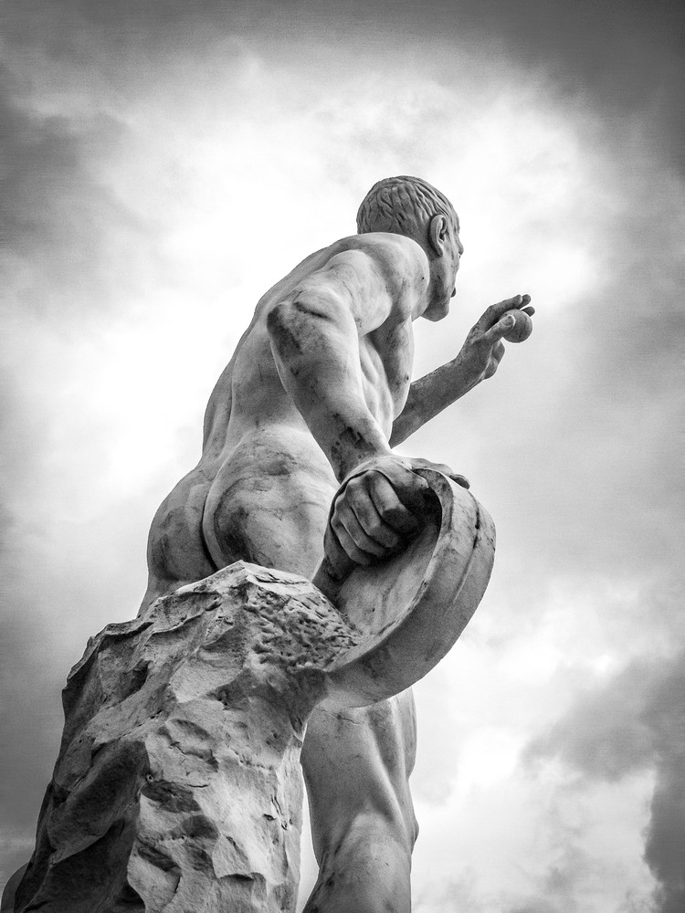 Riccardo Cattani - The Marbles Stadium on a cold and rainy winter ...