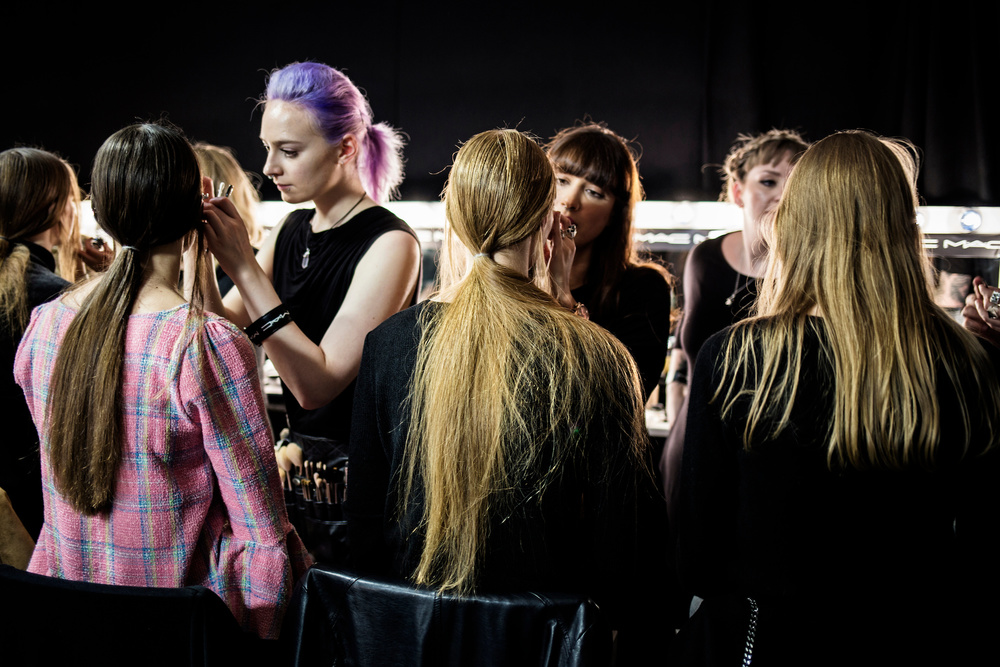 Liam Leslie - Backstage at London Fashion Week | LensCulture
