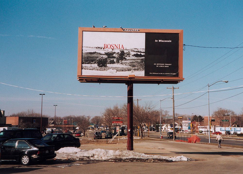 Lewis Koch - In Wisconsin, a billboard project (1998) | LensCulture