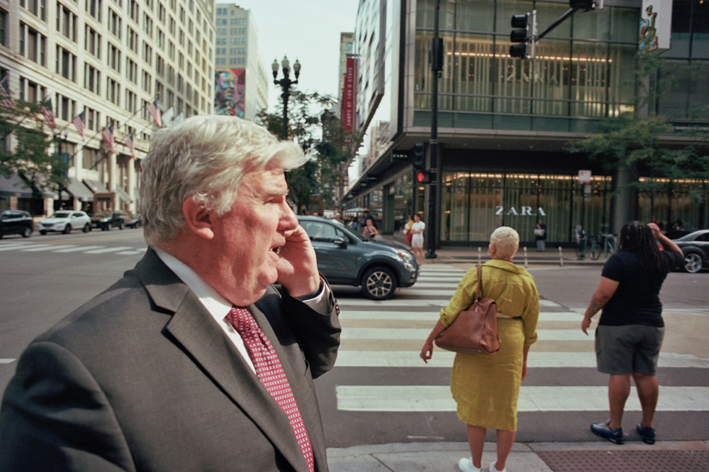 Michael Gerstein - Summer of 2021, downtown Chicago. | LensCulture