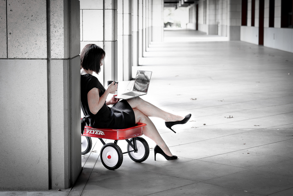 Rebecca McCue - Red Wagon Series | LensCulture