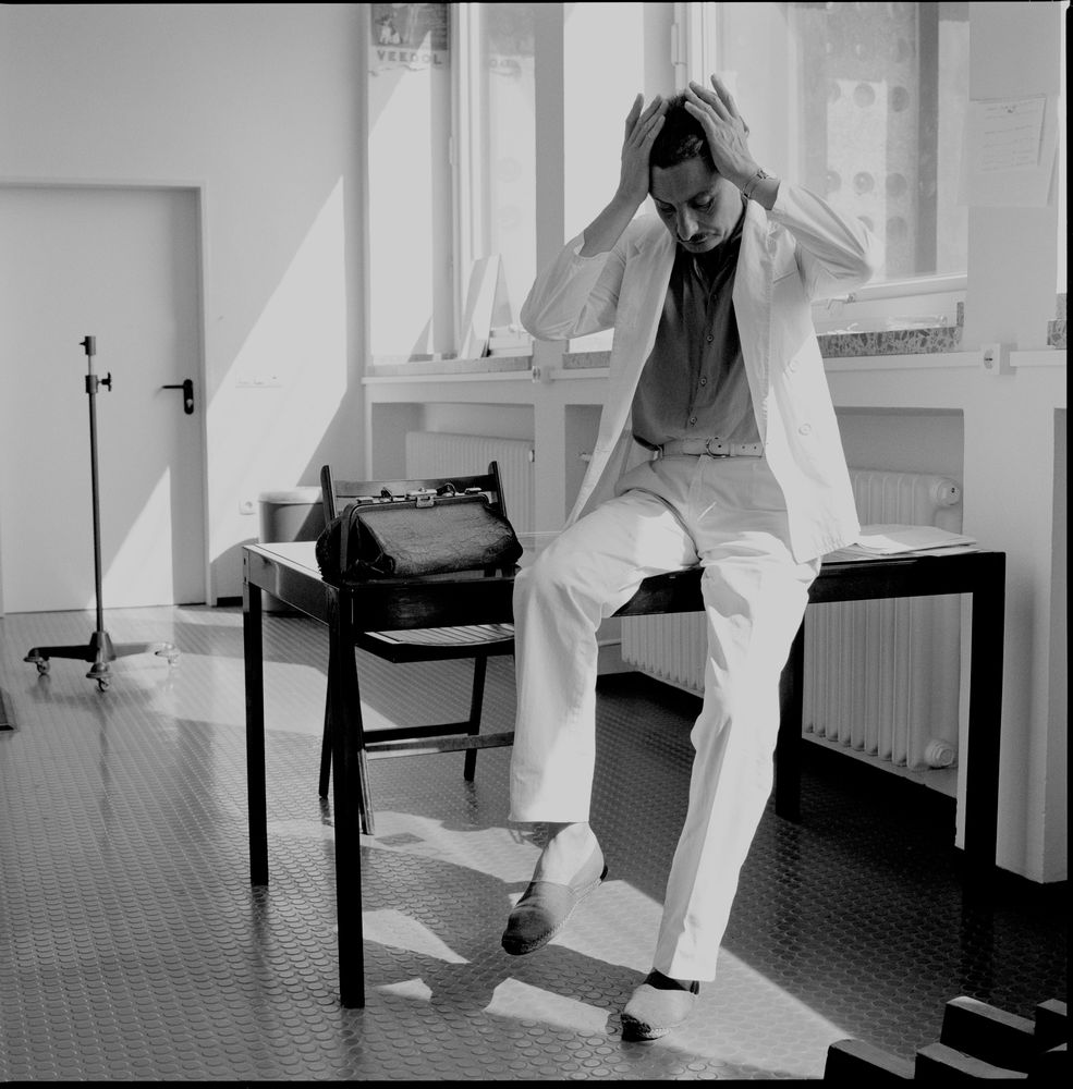 Alfred Ritter - Artist Atelier Painter Künstler Artrist analogue black ...