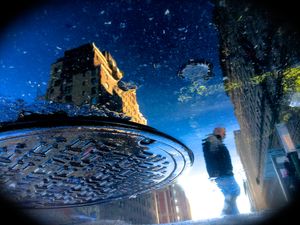Pierre Hauser - New York Puddle Series | LensCulture