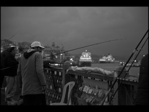 Dominic Jan Geis - GALATA BRIDGE | Freedom, Fishermen and Refugees ...