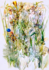 Larry Chait - Virtual Bouquets from The Green Florilegium | LensCulture