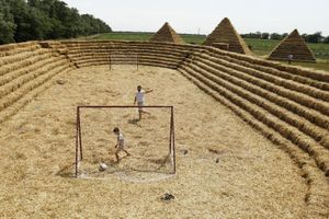 Eduard Korniyenko - Straw Football (Straw Soccer) | LensCulture