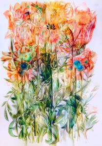 Larry Chait - Virtual Bouquets from The Green Florilegium | LensCulture