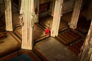 Georg Müller - SUDDENLY ALONE IN COLOGNE CATHEDRAL | LensCulture